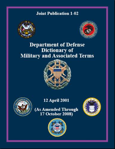 Dictionary of Military Terms - Main page